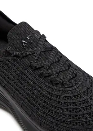 Apl Techloom Zipline Knit Sneakers - Black