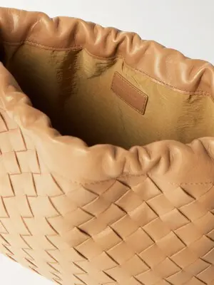 Bottega Veneta Intrecciato Leather Pouch - Neutrals