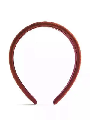 La DoubleJ Textured Flat Headband - Brown