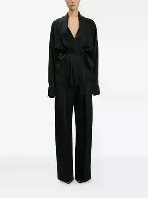 Victoria Beckham Wrap-belt Blouse