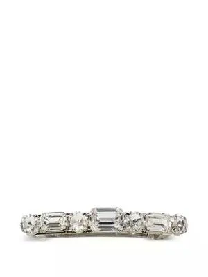 JENNIFER BEHR Crystal-embellished Barrette - Silver