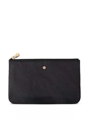 Borbonese Zip-top Wallet - Black