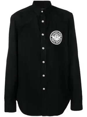 Balmain Embroidered Logo Shirt