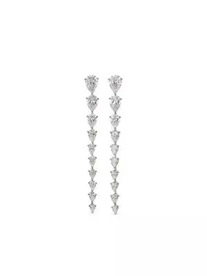 ANABELA CHAN 14k White Gold Diamond Nova Earrings - Silver