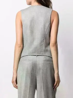 Brunello Cucinelli Sleeveless Belted Waistcoat