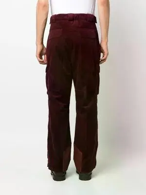 Brunello Cucinelli Logo-embroidered Corduroy Trousers