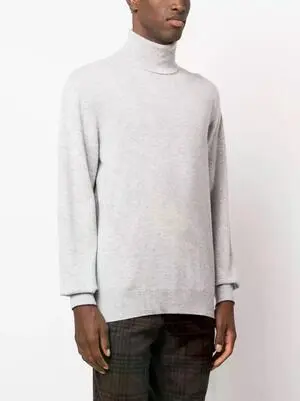 Brunello Cucinelli Roll-neck Cashmere Jumper - Grey