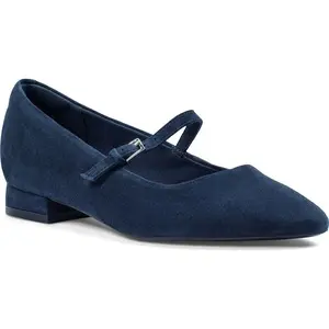 Rockport Taren Pointed Toe Flat - Dark Blue