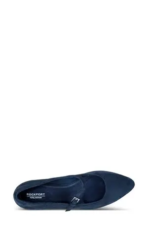 Rockport Taren Pointed Toe Flat - Dark Blue