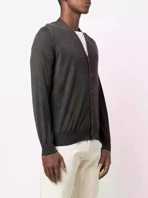 Brunello Cucinelli V-neck Cashmere-silk Cardigan