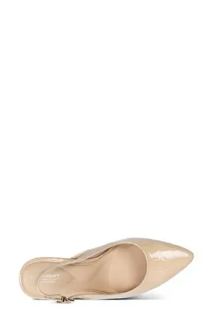 Rockport Pointy-toe Slingback Pumps - Light Natural