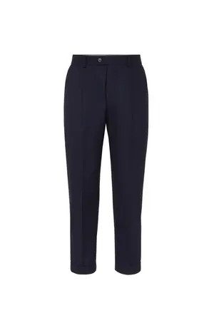 Brunello Cucinelli Leisure Fit Hopsack Trousers