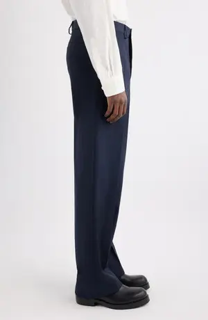 Dries Van Noten Panvel Wide Leg Wool Pants