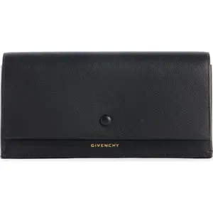 Givenchy Day Grained Leather Continental Wallet - 001-black