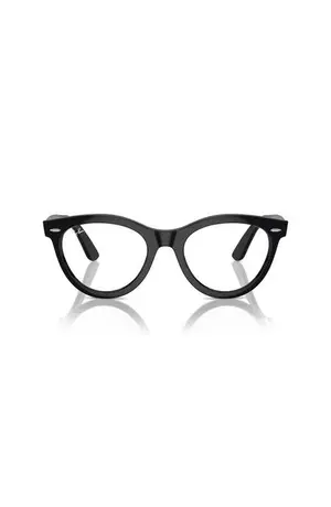 Ray-ban Round Optical Eyeglasses - Black