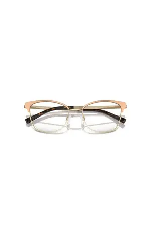 Michael Kors 51mm Cat Eye Optical Glasses - Copper