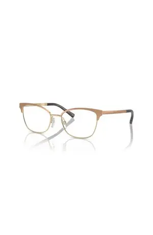 Michael Kors 51mm Cat Eye Optical Glasses - Copper