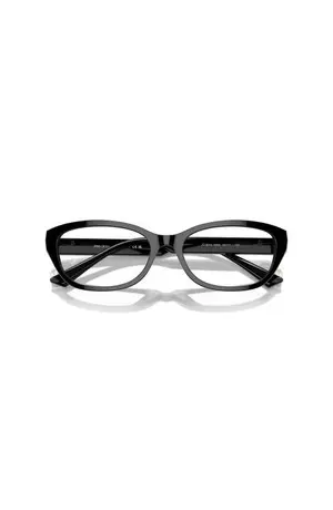 JIMMY CHOO 55mm Oval Optical Glasses - Black