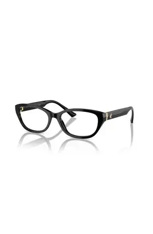 JIMMY CHOO 55mm Oval Optical Glasses - Black