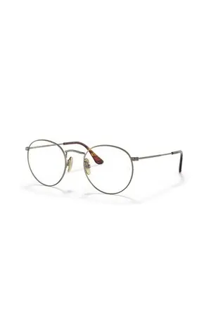 Ray-ban 50mm Square Eyeglasses - Gold/tortoise