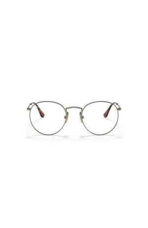 Ray-ban 50mm Square Eyeglasses - Gold/tortoise