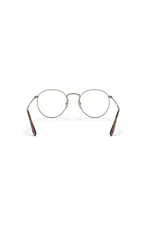Ray-ban 50mm Square Eyeglasses - Gold/tortoise