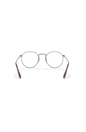 Ray-ban Round Frame Titanium Eyeglasses - Grey