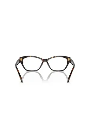 Ralph Lauren 55mm Rectangle Optical Glasses - Tortoise