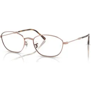 Ray-ban Ray-Ban Irregular Metal Eyeglasses Copper