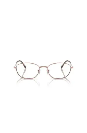 Ray-ban Irregular Metal Eyeglasses - Copper