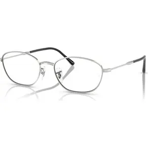 Ray-ban Ray-Ban 55mm Irregular Eyeglasses Silver