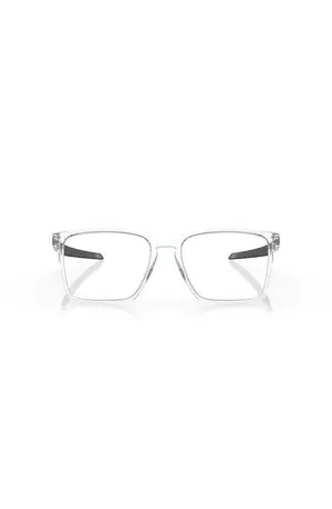 Oakley 56mm Rectangle Full Rim Eyeglasses - Transparent