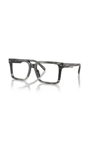 Michael Kors 54mm Square Optical Glasses - Black