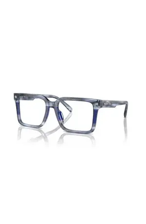 Michael Kors 54mm Square Optical Glasses - Blue