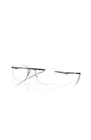 Oakley 53mm Rectangle Optical Glasses - Grey