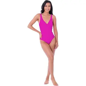 DAI MODA Kaci One-piece Swimsuit - Bright Pink