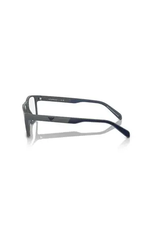 Emporio Armani Rectangle Full Rim Optical Glasses - Grey