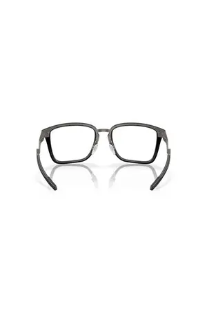Oakley 56mm Rectangle Full Rim Eyeglasses - Black