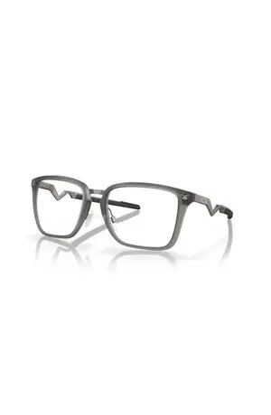 Oakley Oakley Rectangle Full Rim Titanium Eyeglasses Grey
