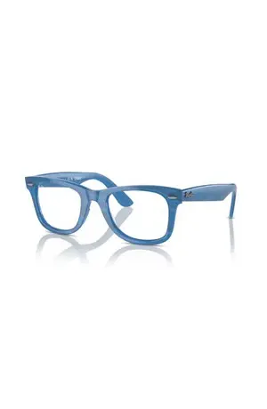 Ray-ban 50mm Square Optical Glasses - Blue