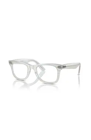 Ray-ban 50mm Square Optical Glasses - White