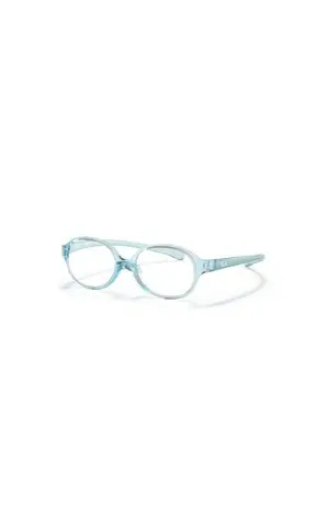 Ray-ban 39mm Oval Full Rim Eyeglasses - Blue
