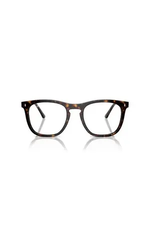 Ray-ban 53mm Square Optical Glasses - Tortoise