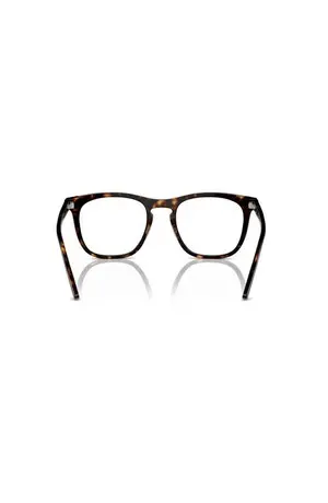 Ray-ban 53mm Square Optical Glasses - Tortoise