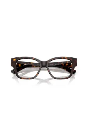 Burberry 52mm Cat Eye Optical Glasses - Brown
