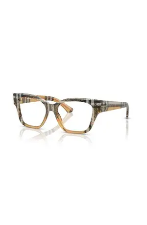 Burberry 52mm Cat Eye Optical Glasses - Tan