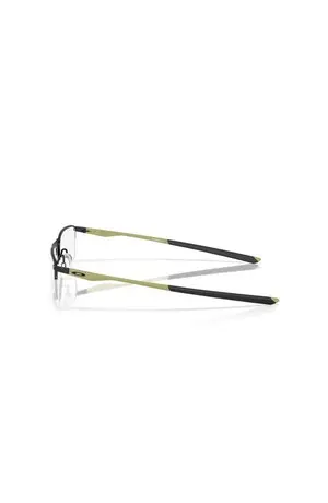 Oakley 56mm Rectangle Optical Glasses - Black