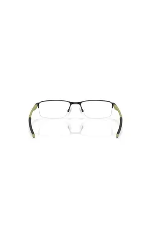 Oakley 56mm Rectangle Optical Glasses - Black