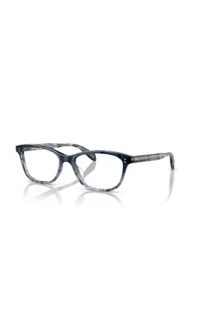 Oliver Spencer 52mm Square Optical Glasses - Blue