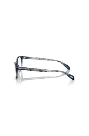 Oliver Spencer 52mm Square Optical Glasses - Blue